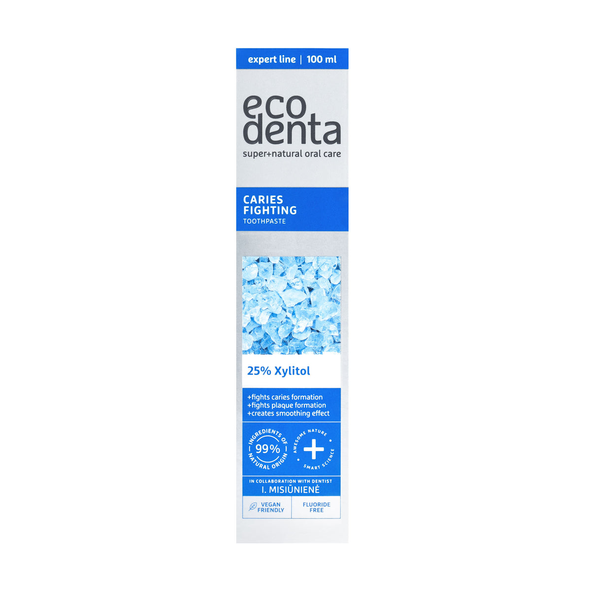 ECODENTA Caries Fighting Toothpaste with Xylitol 100 ml – My Beauty World