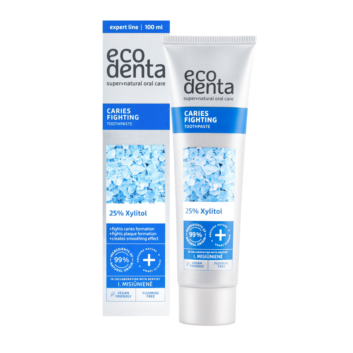 ECODENTA Caries Fighting Toothpaste with Xylitol 100 ml – My Beauty World